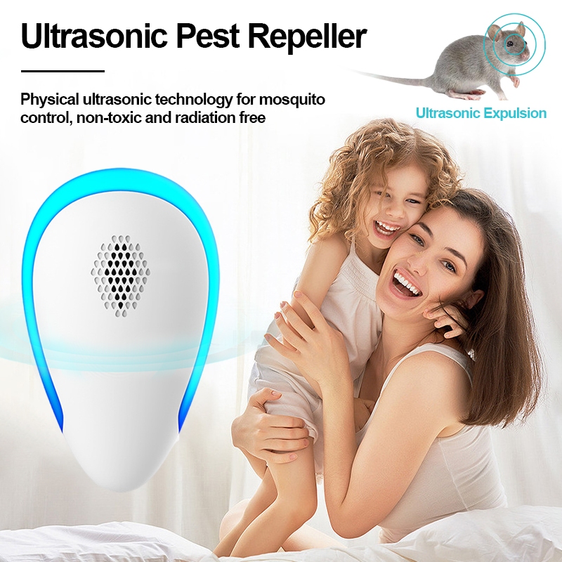 The Safest Way to Repel Rodents Ultrasonic Rat Repeller Rat Killer Anti ...