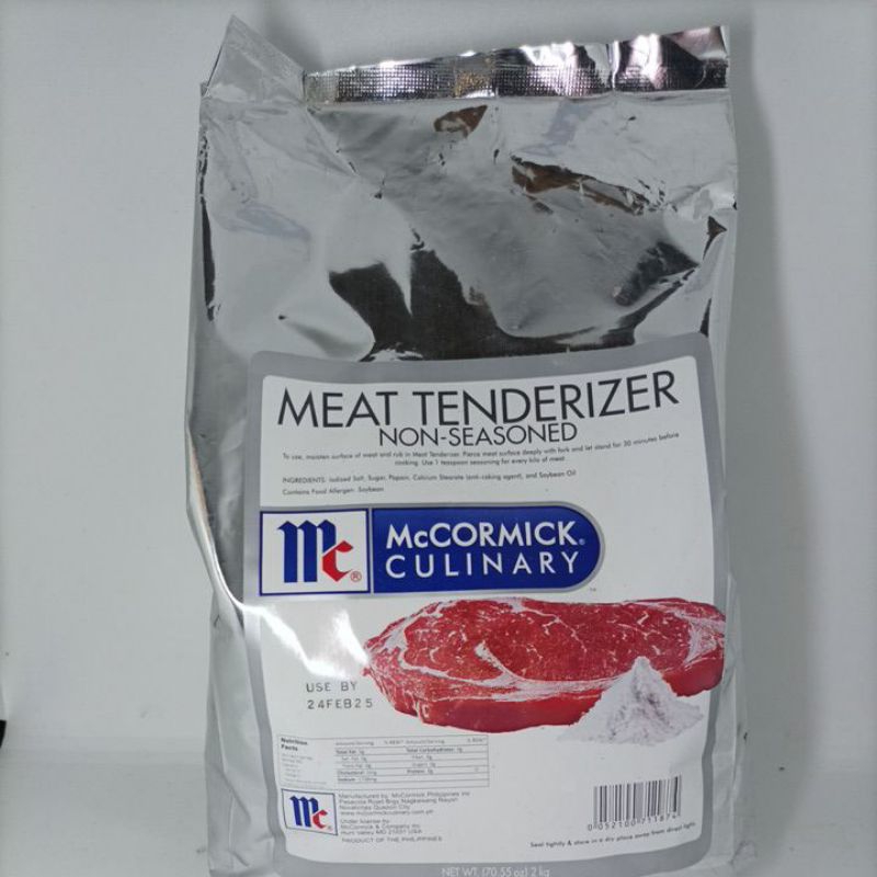 McCormick Meat Tenderizer Non-Seasoned 2kgs | Shopee Philippines
