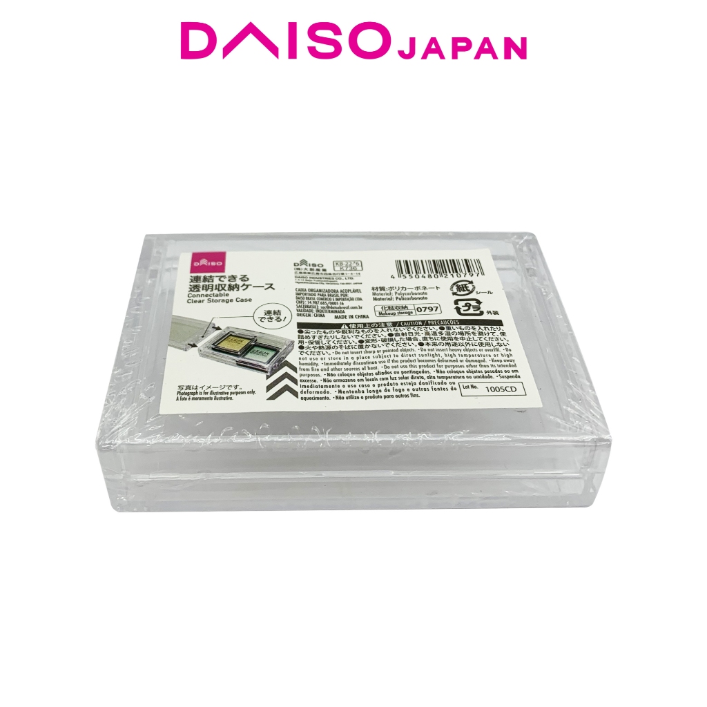 Daiso Connectable Clear Storage Case | Shopee Philippines