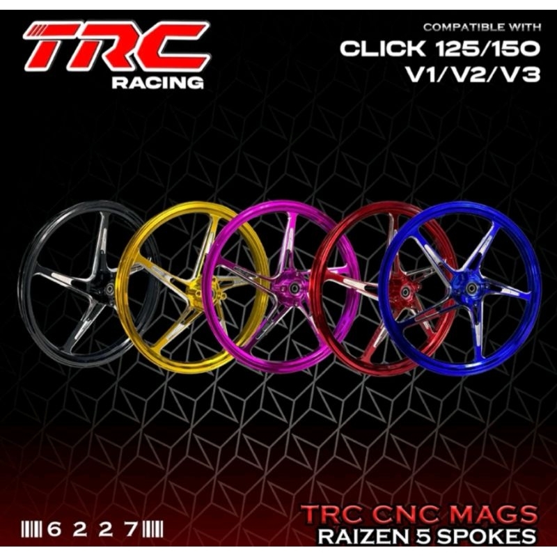 TRC MAGS CLICK125/150 RAIZEN CNC 17S | Shopee Philippines