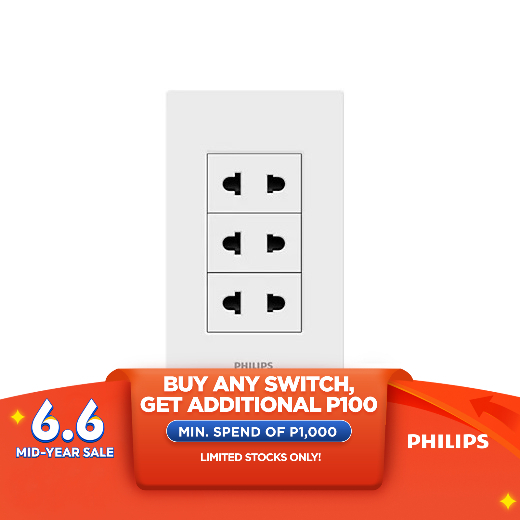 Philips Leafstyle US-EURO Socket (Single) | Shopee Philippines