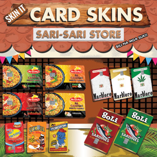 SKIN IT Food Similarity V2 Sari-Sari Store Themed Card Skins Stickers ...
