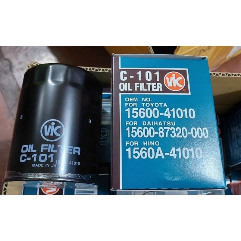 VIC ORIGINAL OIL FILTER C-101 TOYOTA L/2L/3L REVO DIESEL/ HIACE/LITE ...