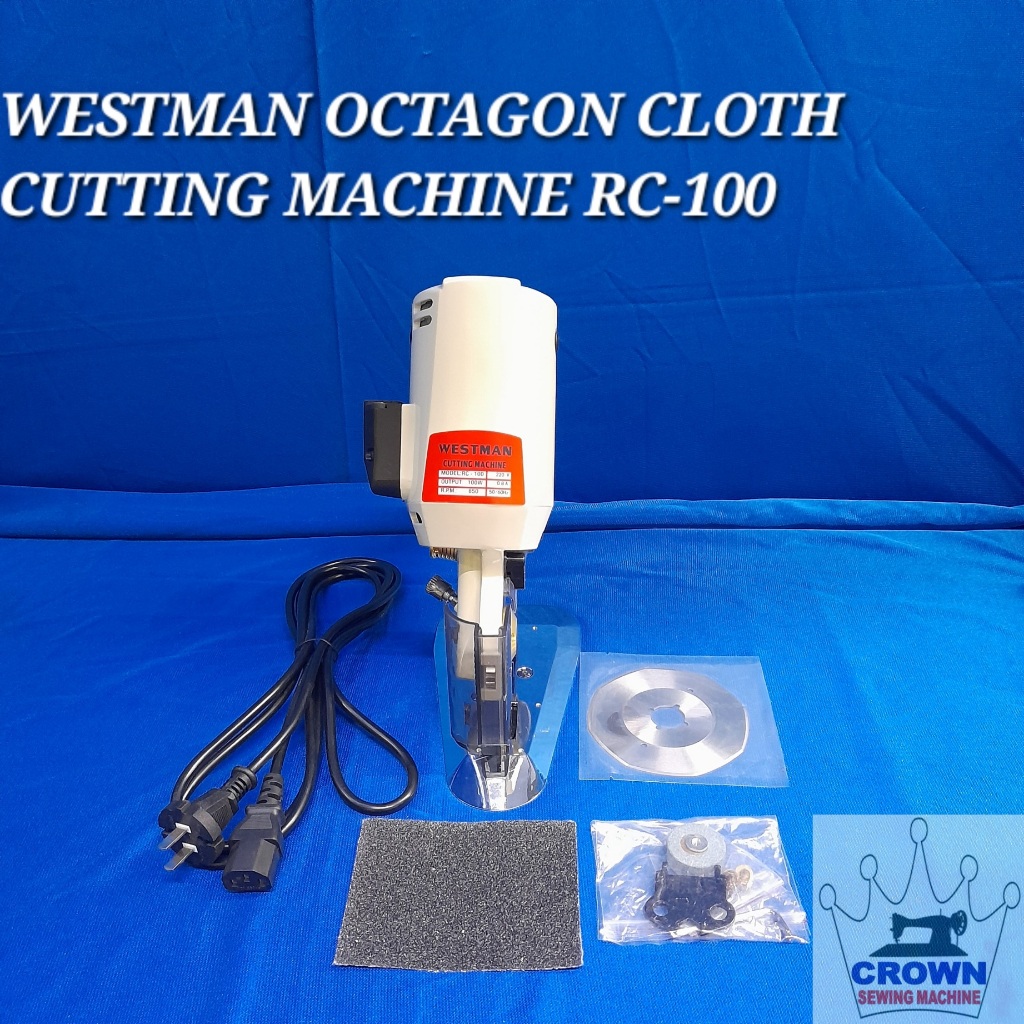 WESTMAN OCTAGON CLOTH CUTTING MACHINE RC-100 4" | Shopee Philippines