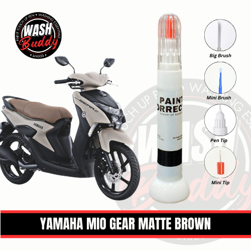 Yamaha Mio Gear Matte Brown Paint Touch Up (Paint Correct) | Shopee ...