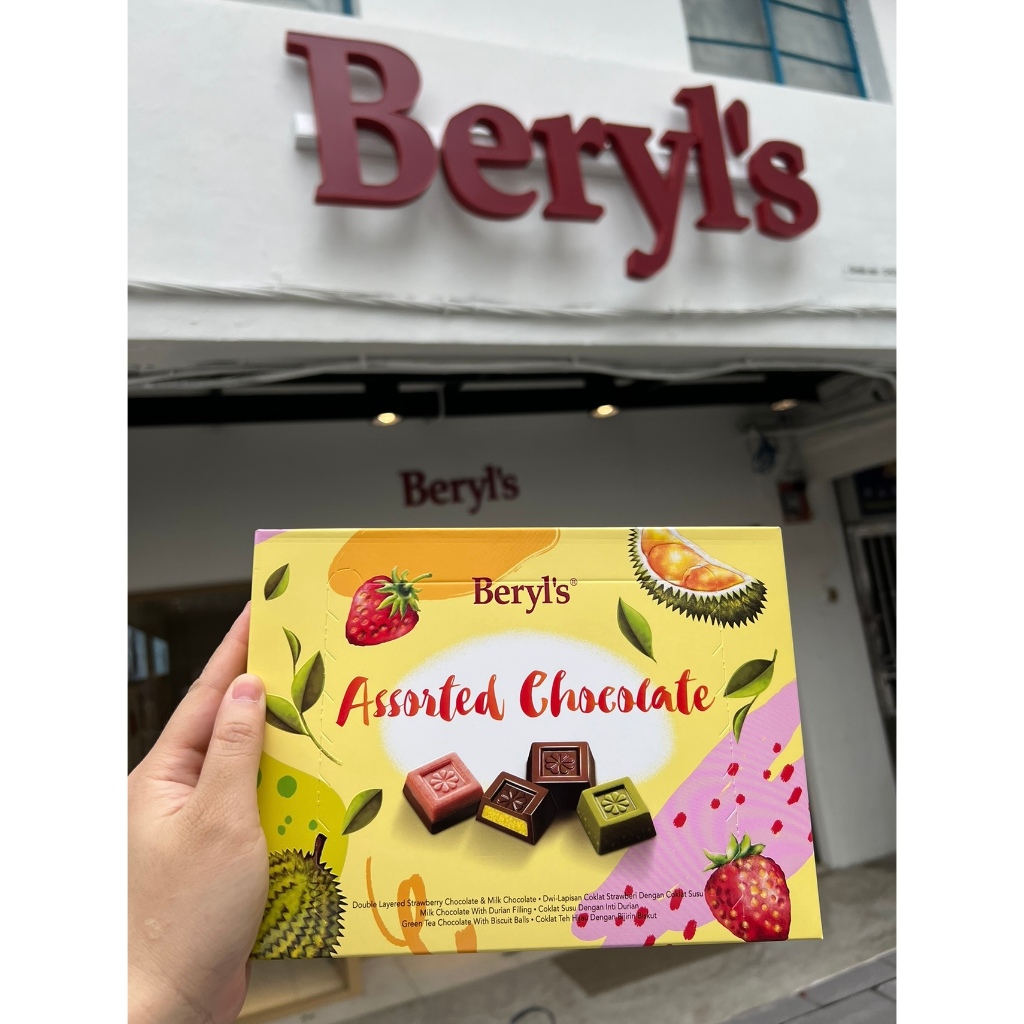 Beryl's Assorted Chocolate - Green Tea, Strawberry, Durian Flavour ...