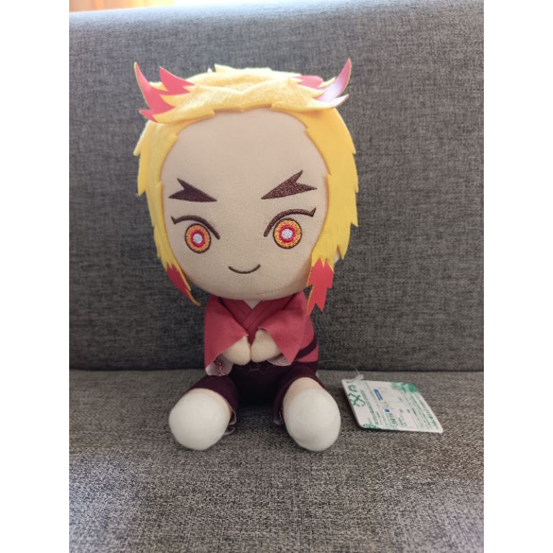 Demon Slayer Kyojuro Rengoku Child ver Pofutto Plush Doll 20cm Japan ...