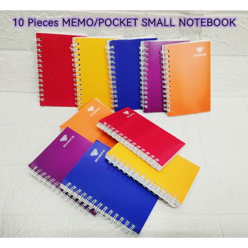 10PCS MINI TICKLER SPIRAL NOTEBOOK PER REAM)(SMALL NOTEBOOK) | Shopee ...