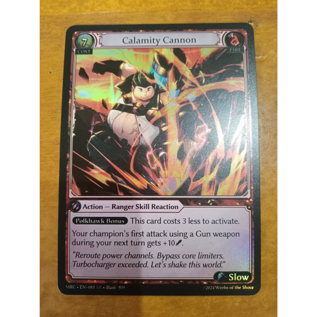GA Foil Calamity Cannon SR Mercurial Heart MRC Grand Archive English GATCG | Shopee Philippines