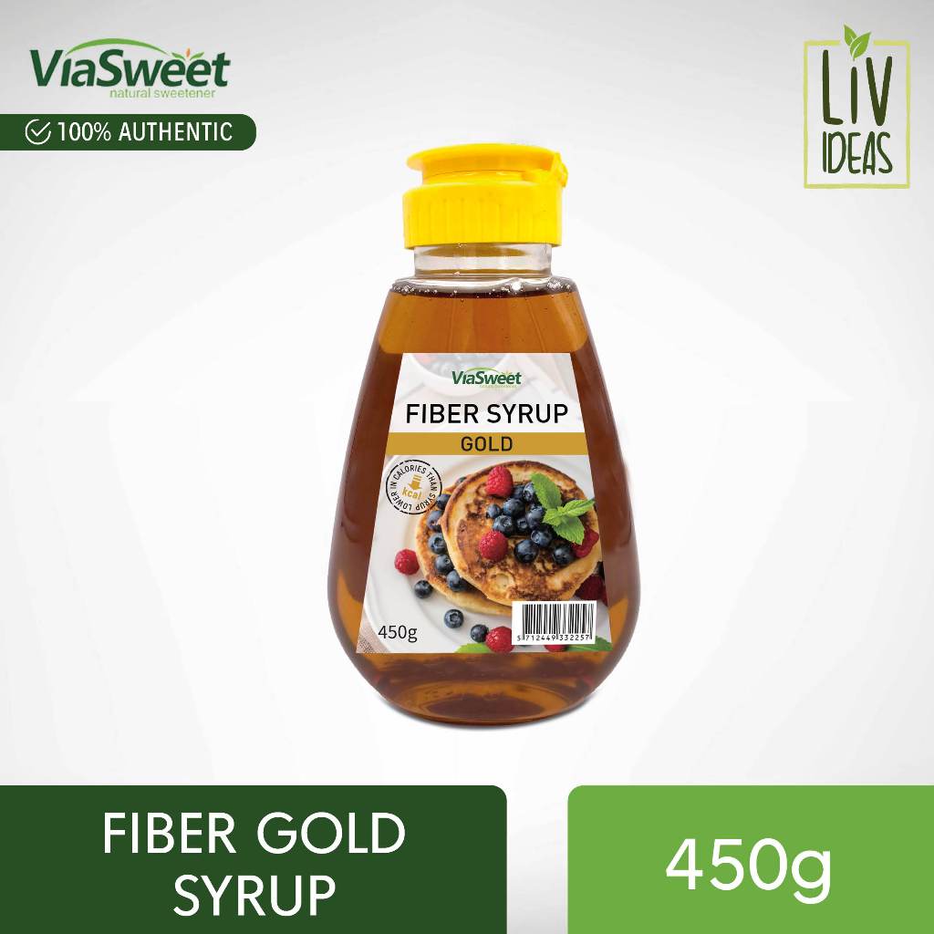 ViaSweet Fiber Syrup Gold 450g (Low Carb Syrup & Honey alternative ...