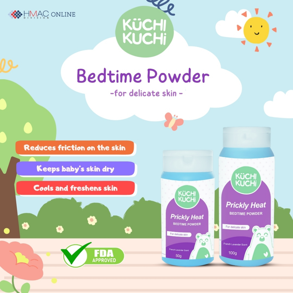 Kuchi Kuchi Prickly Heat Bedtime Powder | Shopee Philippines