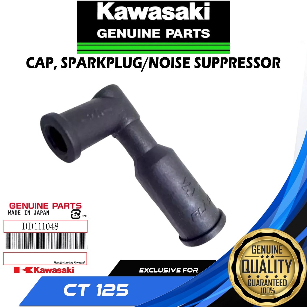 KAWASAKI GENUINE CAP, SPARKPLUG/NOISE SUPPRESSOR FOR CT 125 | CT 100 ...