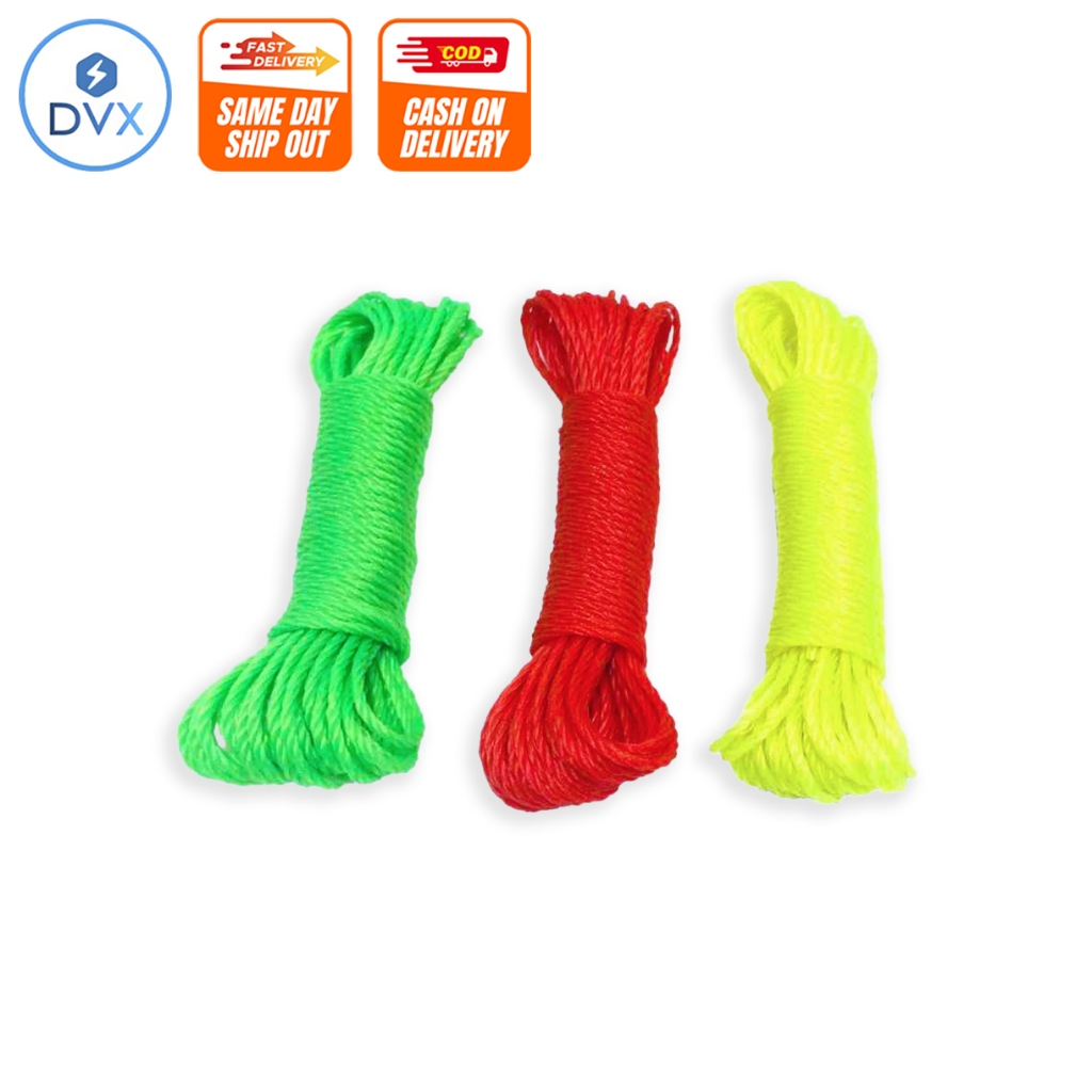 COD DVX 10-Meter Tali Nylon Clothesline Multipurpose Outdoor Clothes ...