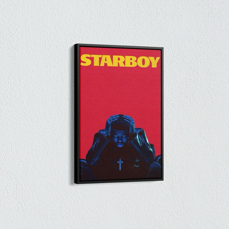 The Weeknd Poster Wall Art, The Weeknd, Classics RnB Poster, Hip Hop ...
