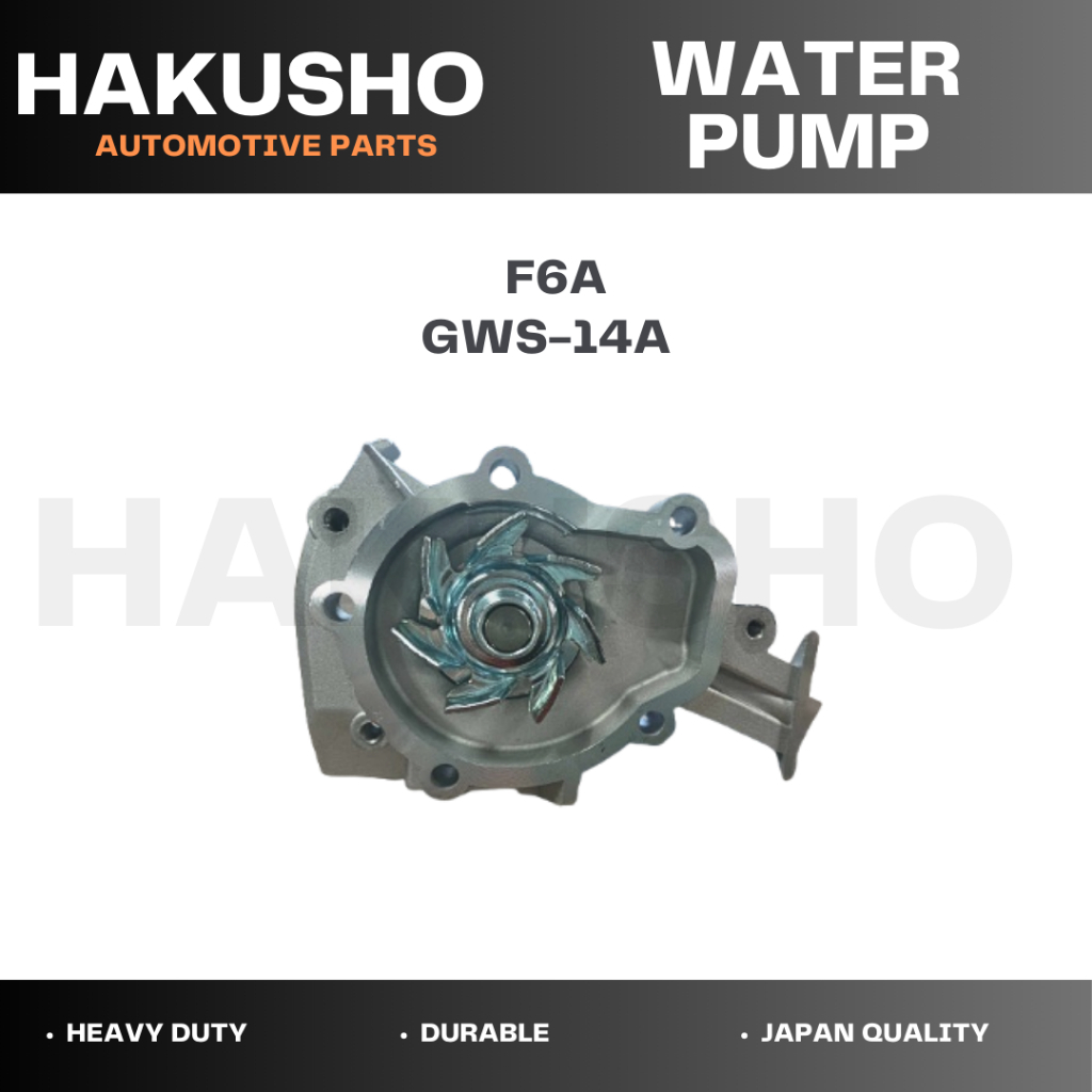 WATER PUMP F6A (GWS-14A) HAKUSHO JAPAN QUALITY | Shopee Philippines