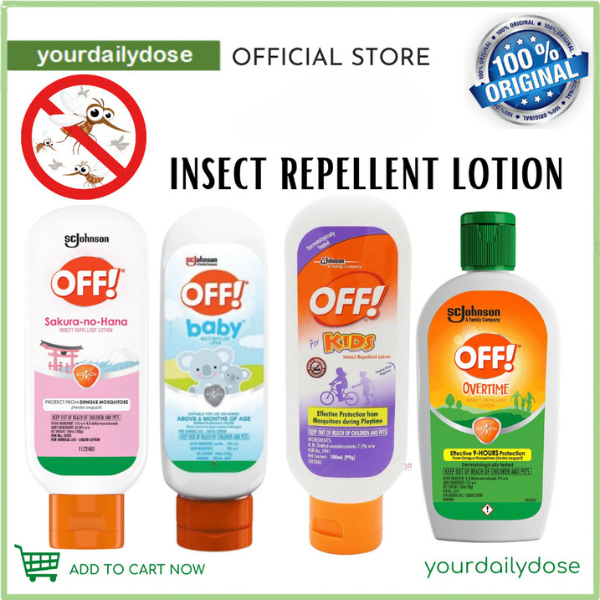 OFF LOTION INSECT REPELLENT LOTION 100ML & 50ML | Shopee Philippines