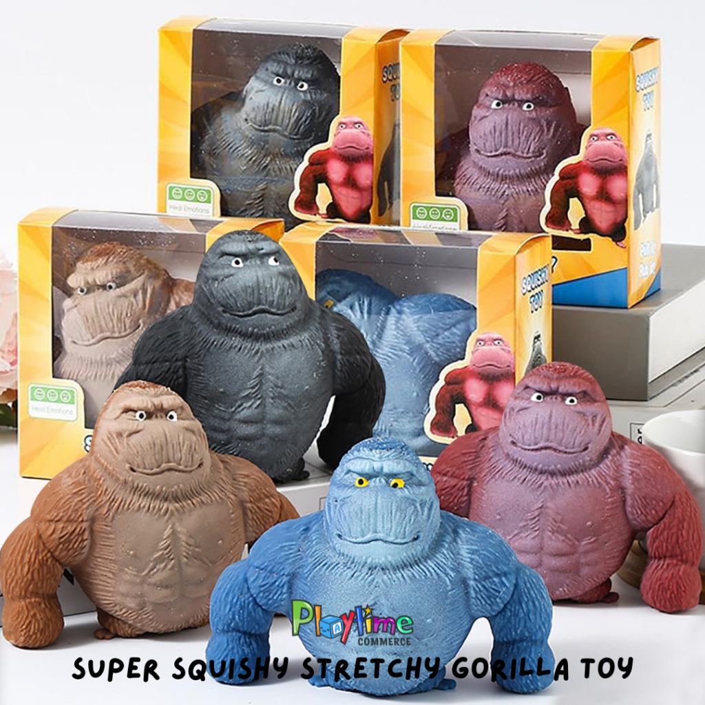 Super Stretchy Squishy Gorilla Anti-stress Decompression Toys Stress ...