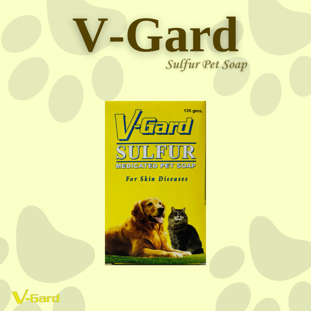 V-GARD SULFUR PET DOG CAT SOAP 135g | Shopee Philippines