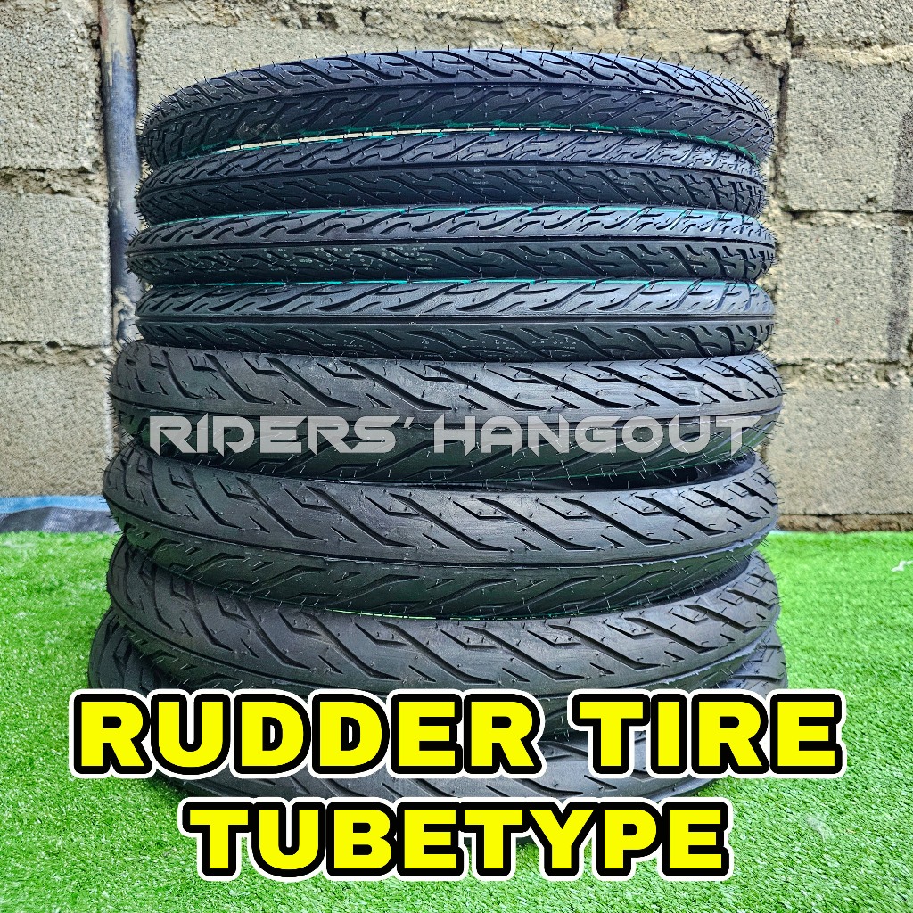 Rudder Tire Tubetype Motorcycle Tire by 17 and 14 | Shopee Philippines