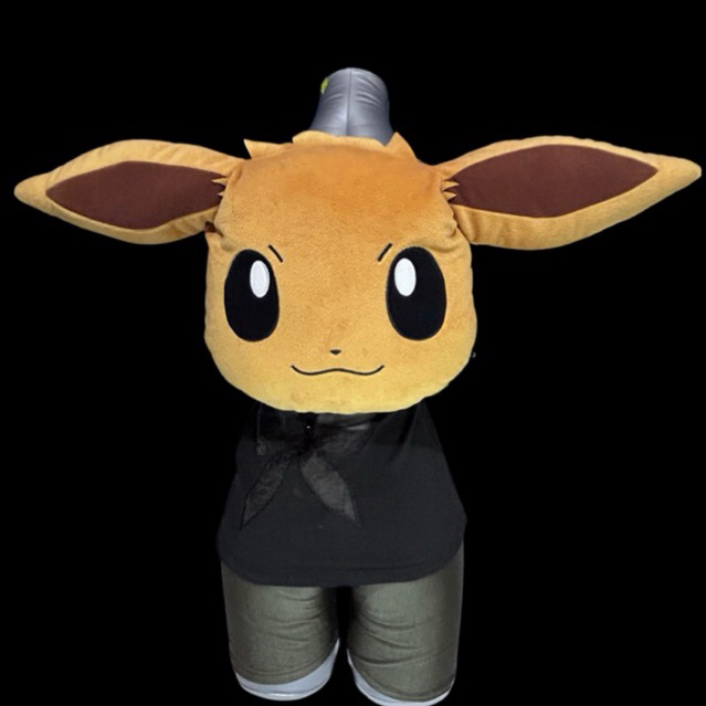 Pre-loved pokemon eevee head plushie backpack | Shopee Philippines