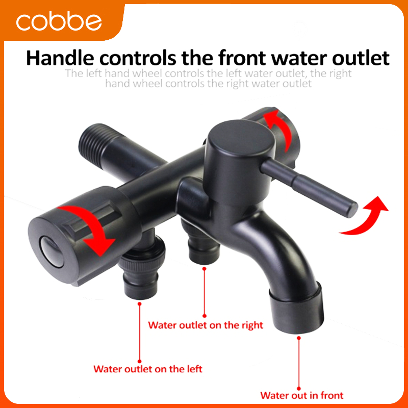 Three Tap Multifunctional Stainless Steel Faucet Three Way Tap for ...