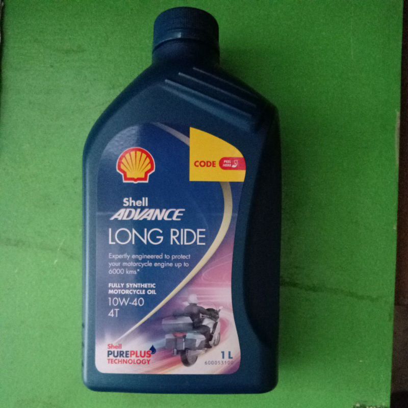 Shell Advance Long Ride Fully Synthetic 10W-40 4T 1L | Shopee Philippines