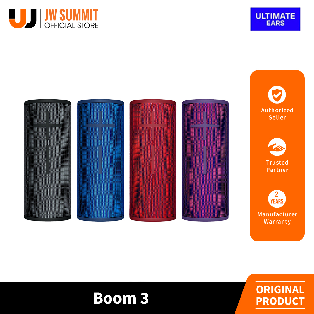 Ultimate Ears Boom 3 Waterproof Super-Portable Wireless Bluetooth ...