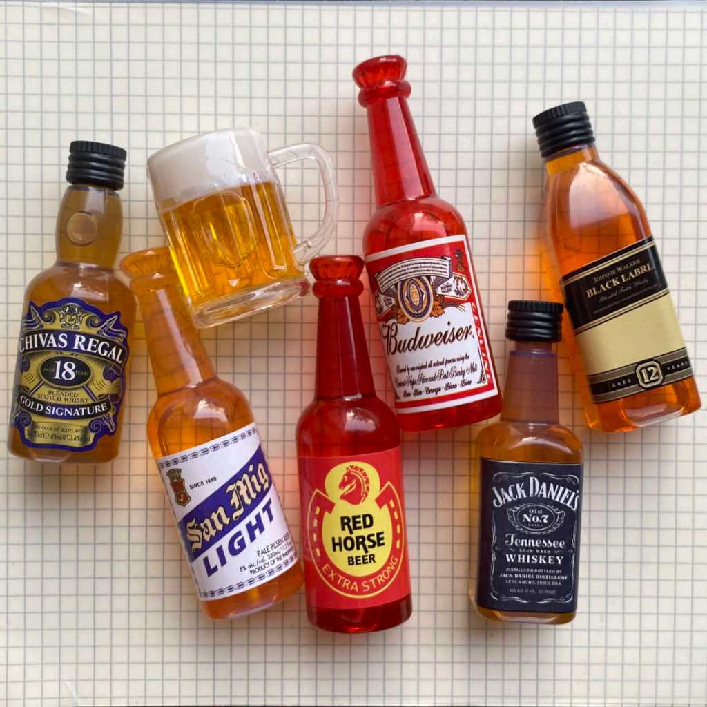 topper mini Liquor bottle miniature cake decorations | Shopee Philippines