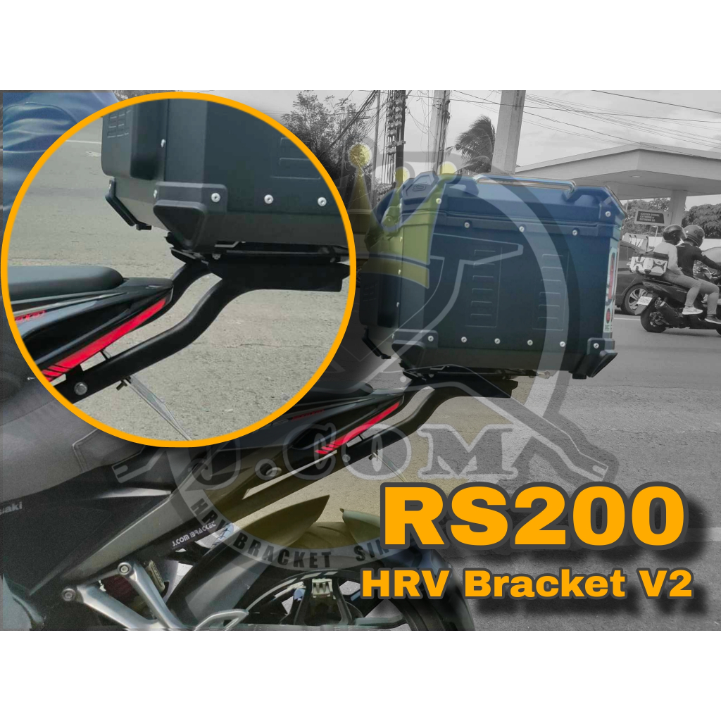 KAWASAKI ROUSER RS200 J.COM HRV HEAVY DUTY TOP BOX BRACKET V2 | Shopee ...