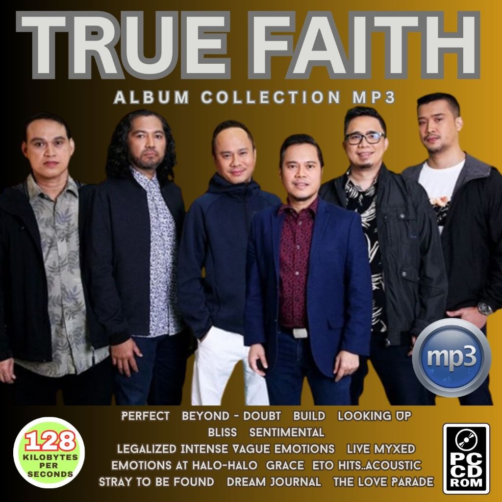 TRUE FAITH MP3 music CD for PCCDROM and compatibles (not playable to ...