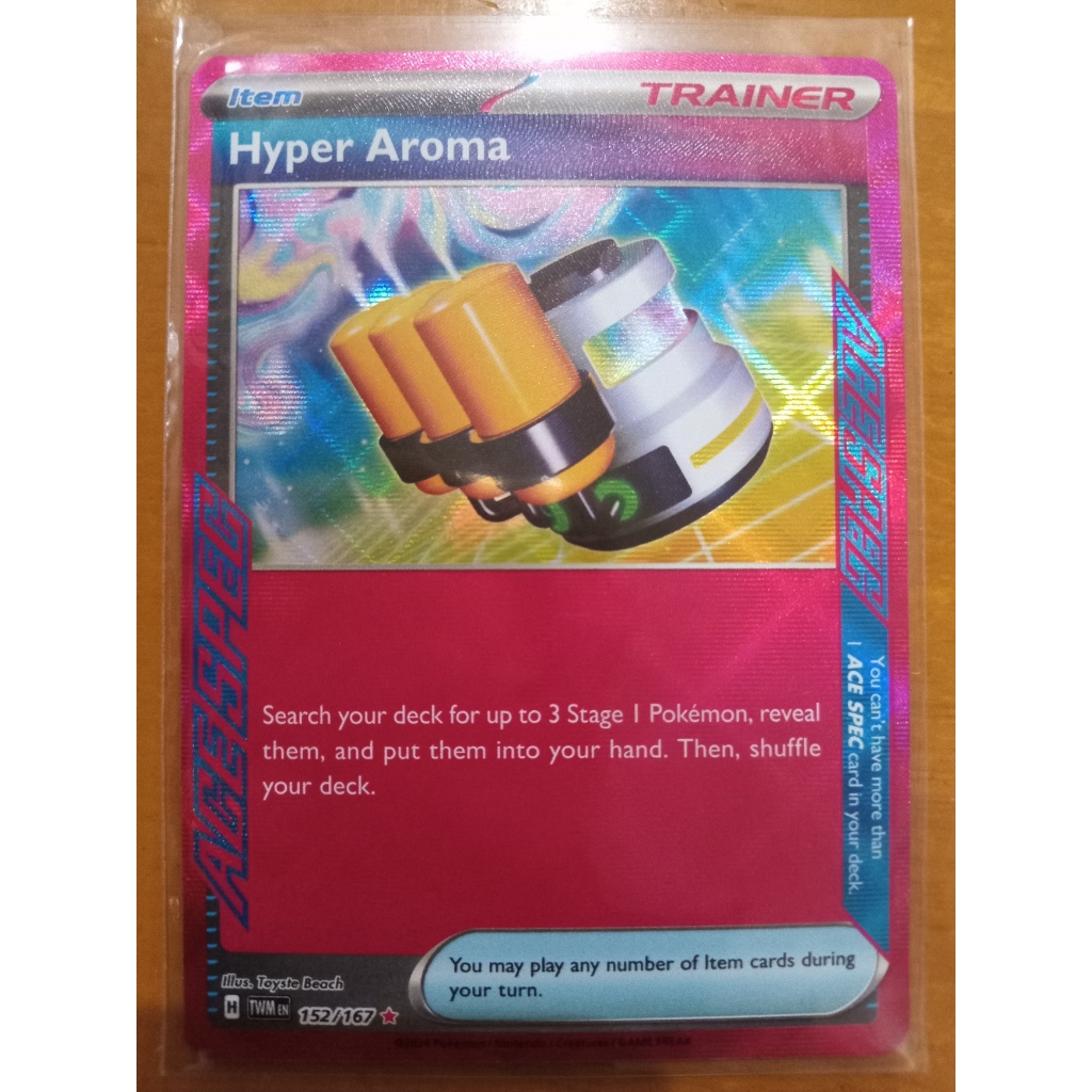 Hyper Aroma - 152/167 - AceSpec Rare Pokemon TCG Standard ENG TWM ...