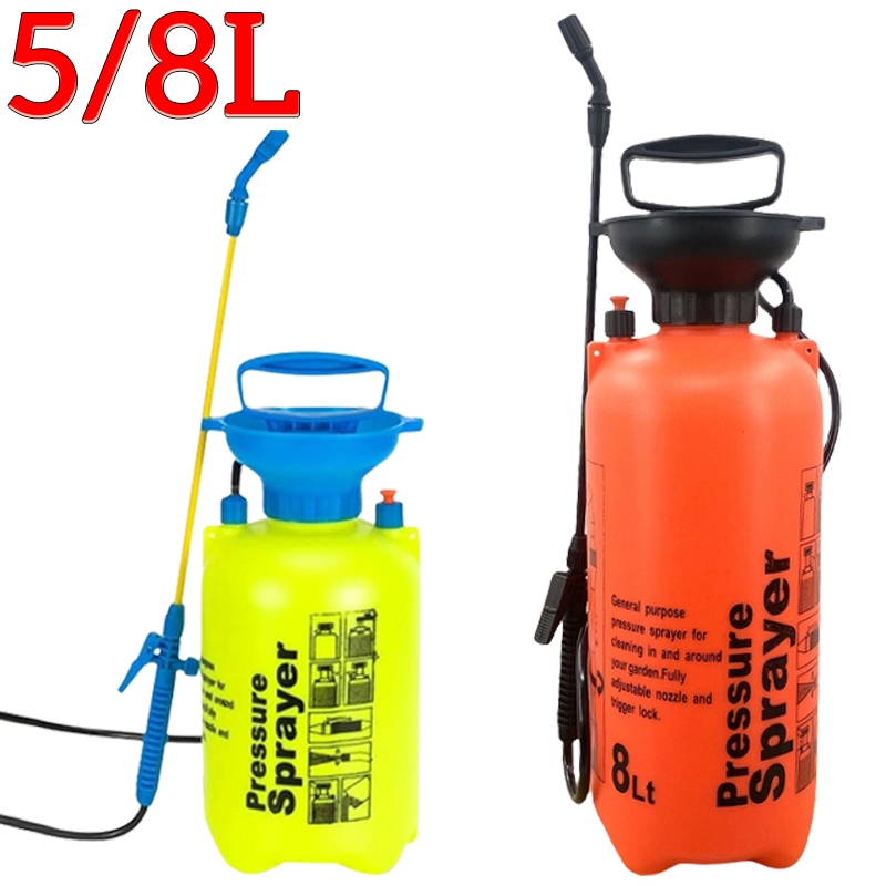 5/8L Pressure Sprayer Compressed Air Sprayer Manual Hand Sprayer ...