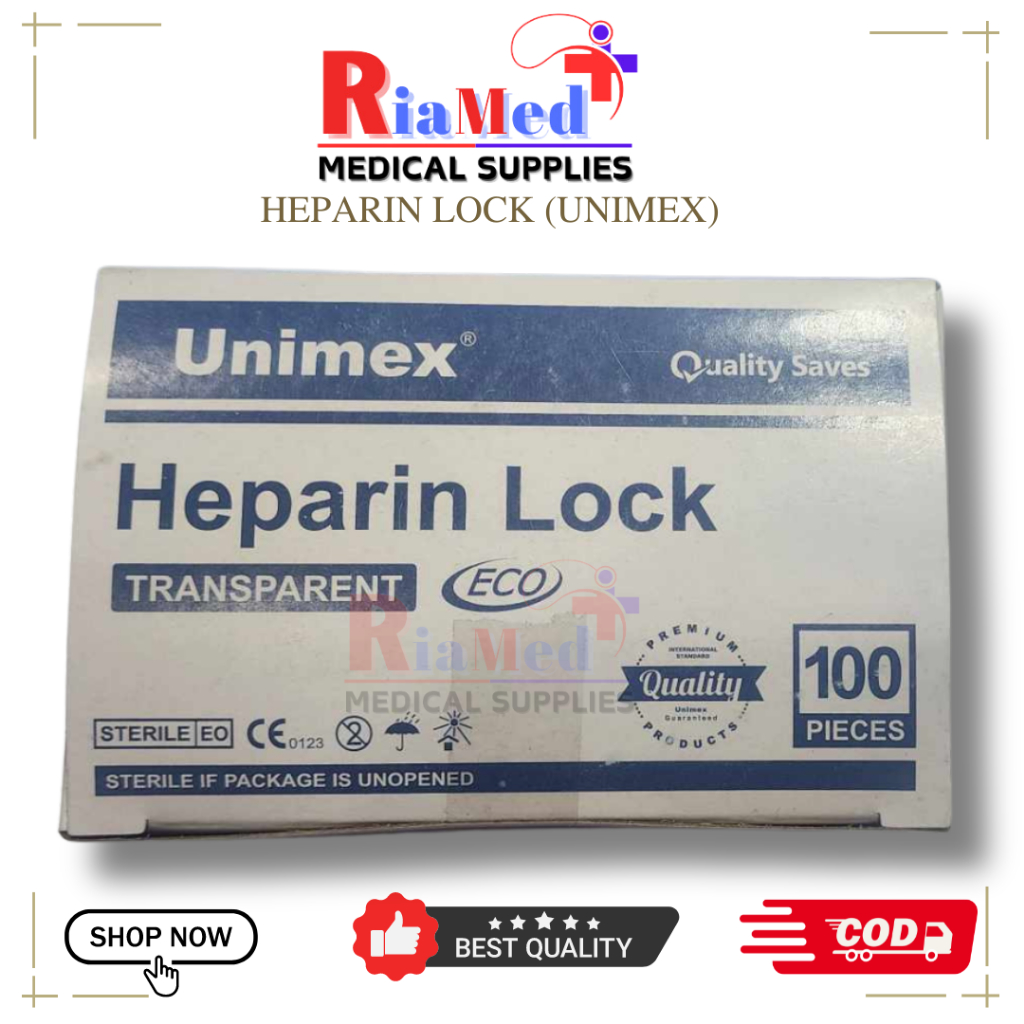 Heparin Lock / Heplock UNIMEX (100pcs) | Shopee Philippines