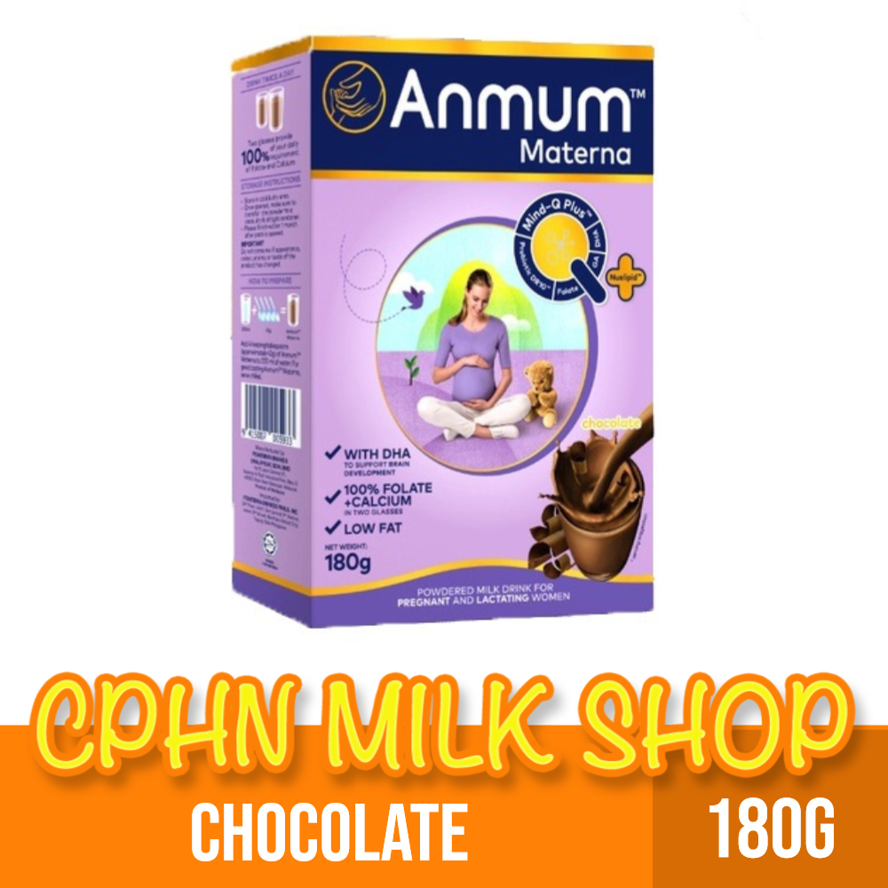 Anmum Materna Chocolate 180g Pregnancy Milk Powder | Shopee Philippines
