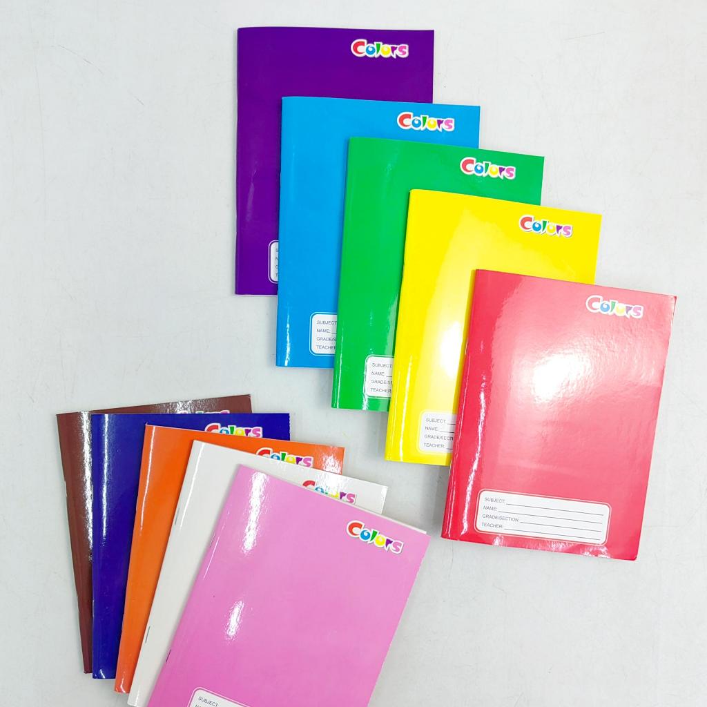 Notebook 80L 10pcs bundle All Grades Assorted Color | Shopee Philippines