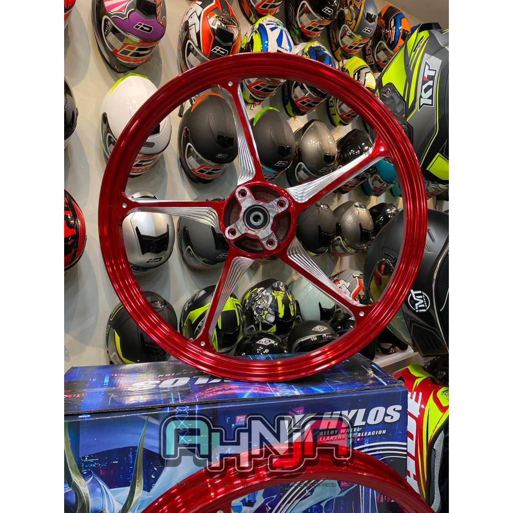 ORIGINAL HYLOS 17S H5 SPOKES MAGS CLICK / MIO / NMAX V2 / R150 / AEROX ...