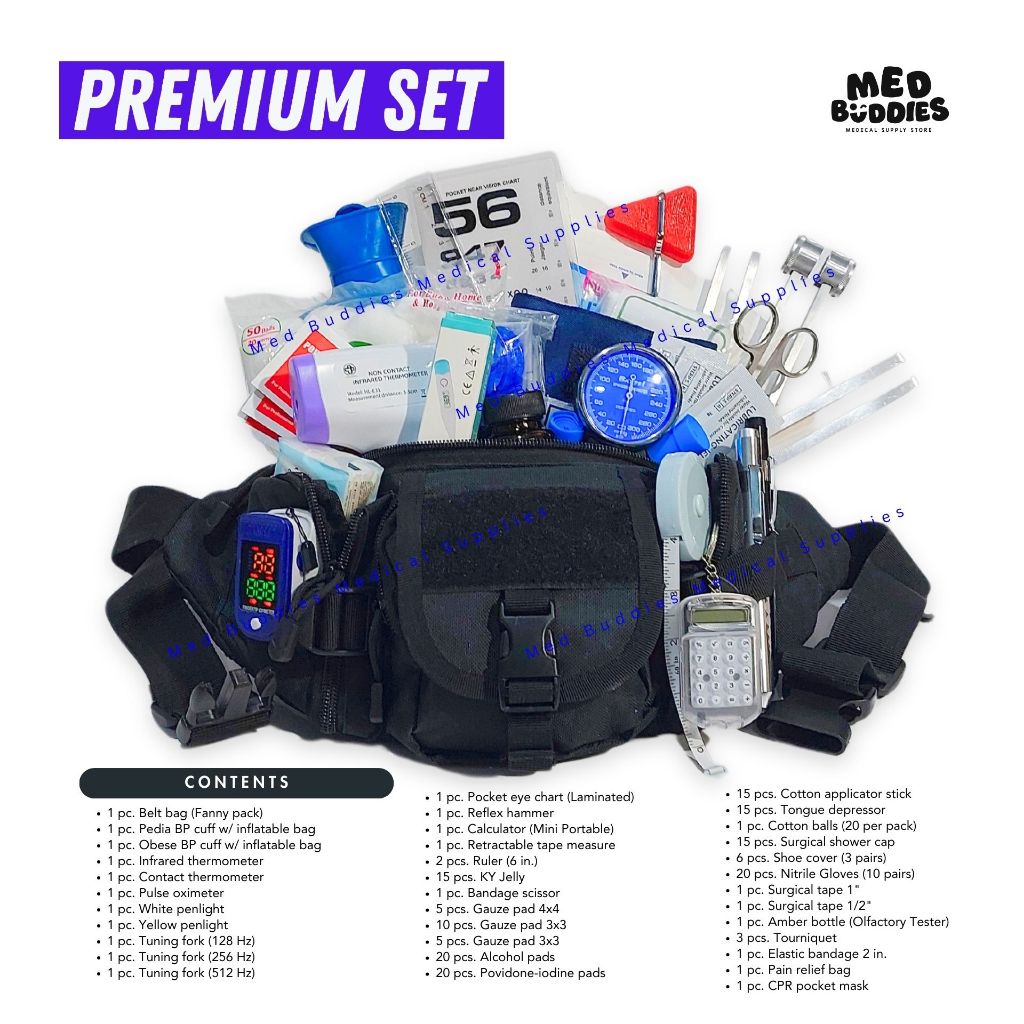 MED BUDDIES Clerk Intern Duty Bag | Medical Belt Bags (Complete Set for ...