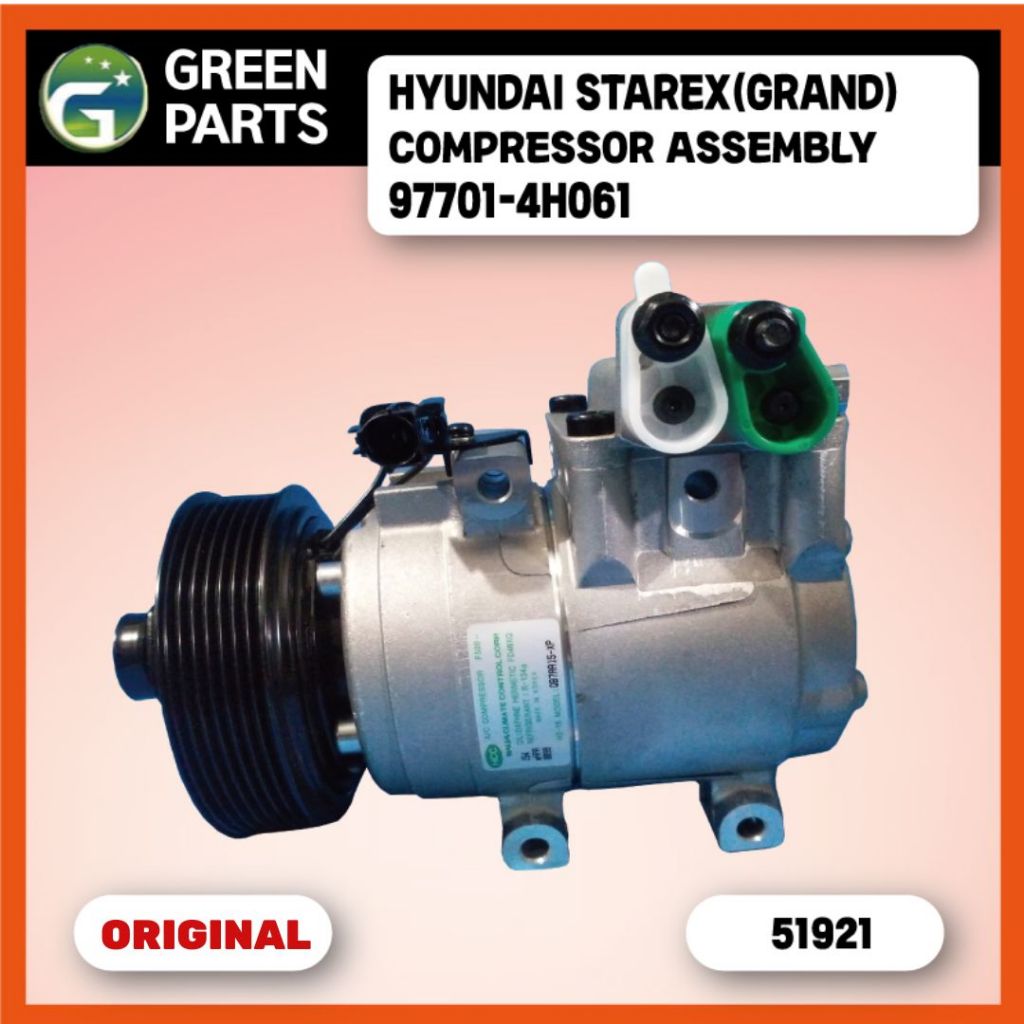 COMPRESSOR ASSEMBLY-AIRCON FOR HYUNDAI STAREX(GRAND)ORIGINAL D4BH ...