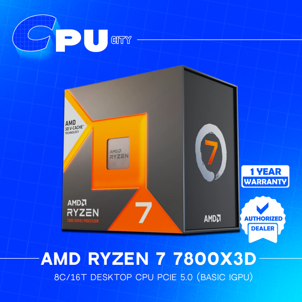 AMD Ryzen 7 7800X3D 8 Core / 16 Thread 3D V-Cache AM5 CPU w/ Intergrated Graphics | Shopee ...