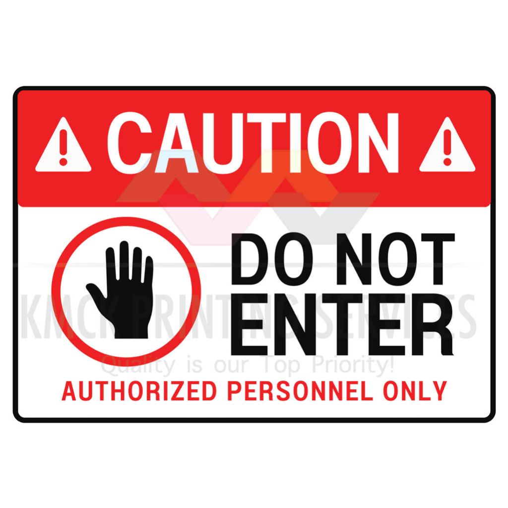 Do not Enter | Staff Only | Private Property | No Trespassing ...