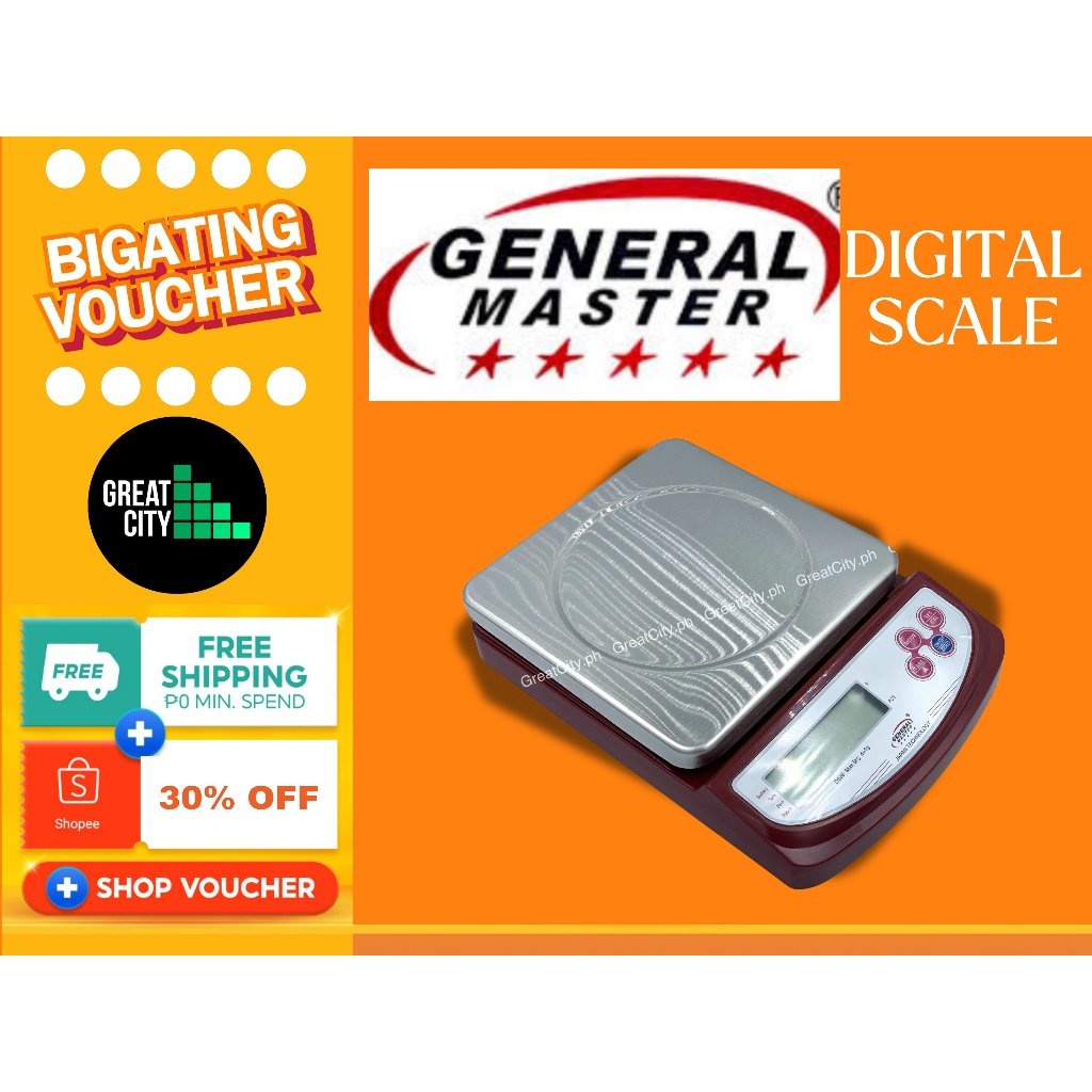 General Master Digital Weighing Scale 1 Kg. D108 | Shopee Philippines