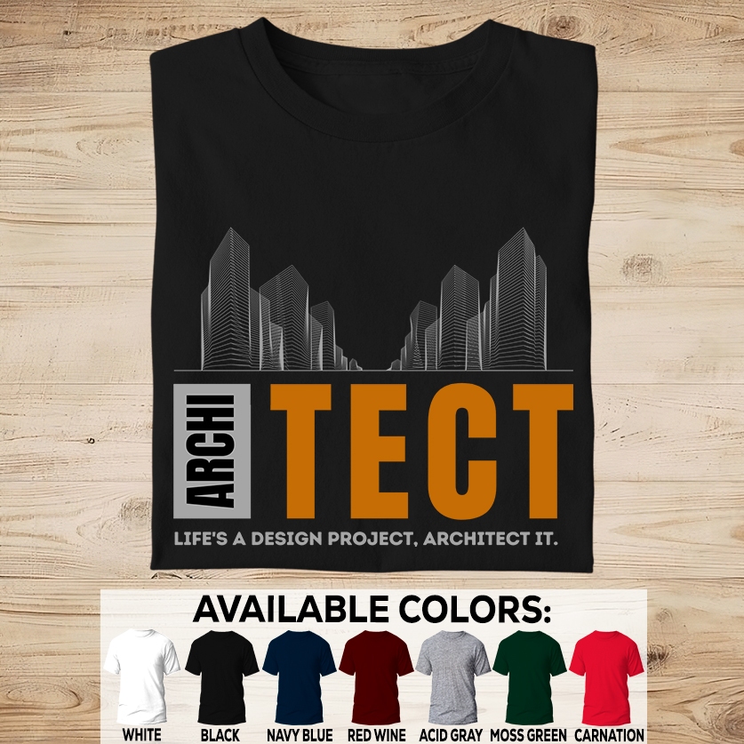 ARCHITECT T-SHIRT/ARKITEKTO/CONSTRUCTION/BUILDER/ARCHITECTURE/UNISEX ...