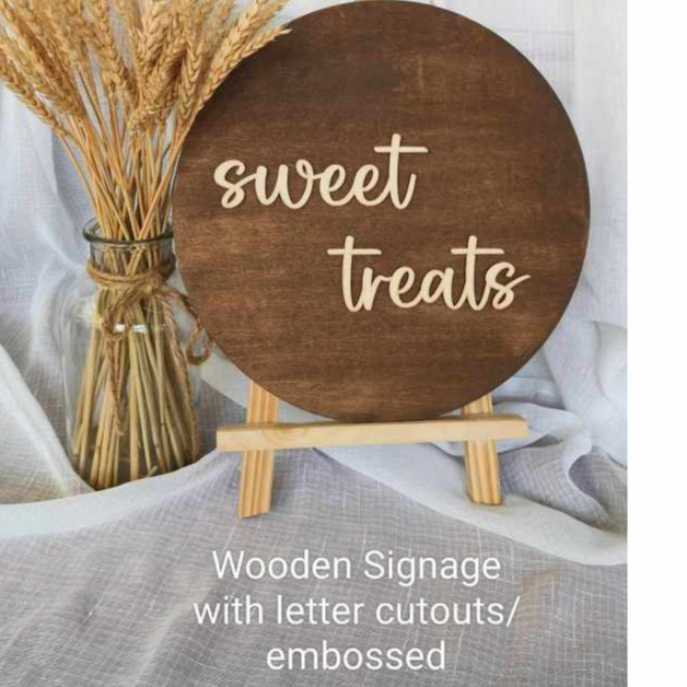 Customized/Personalized Wood Signage with letters embossed or cut outs ...