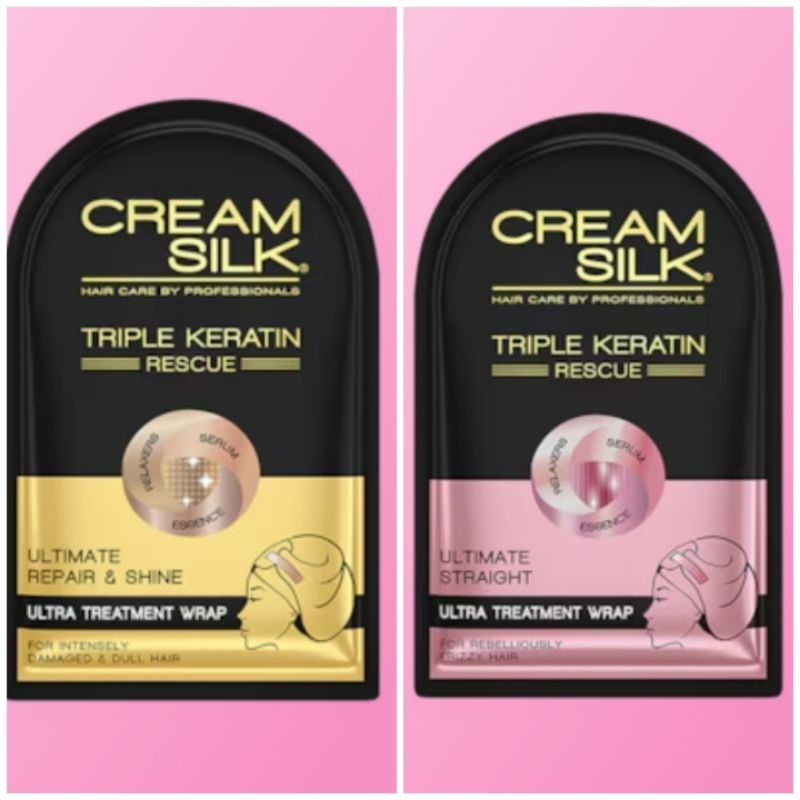 CREAM SILK ULTRA TREATMENT WRAP Triple Keratin Rescue | Shopee Philippines