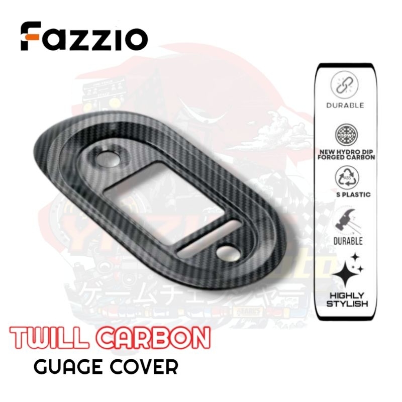 NEW!! Yamaha Fazzio hydro dip carbon panel guage | Shopee Philippines
