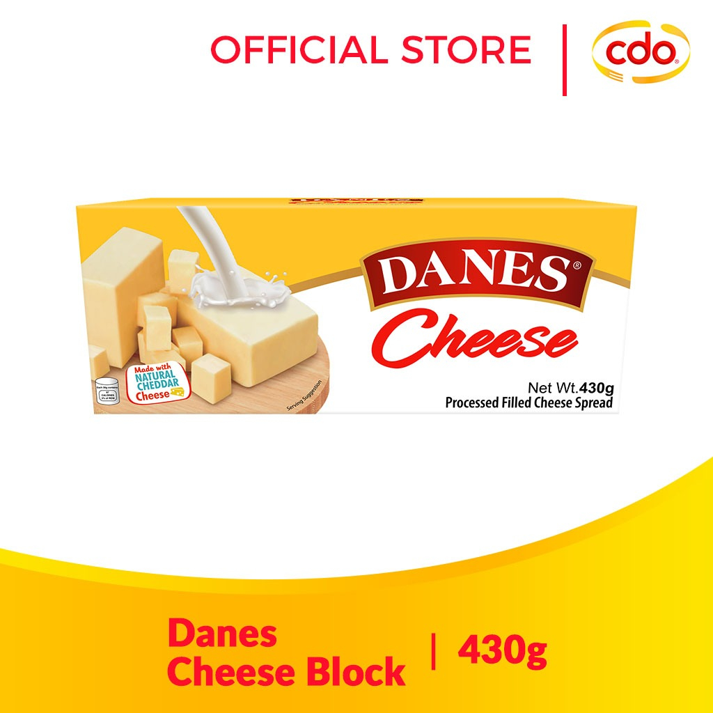 DANES Cheese Block Classic 430g | Shopee Philippines