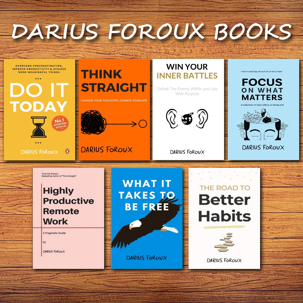 DARIUS FOROUX BOOK BUNDLE SET (paperback) | Shopee Philippines