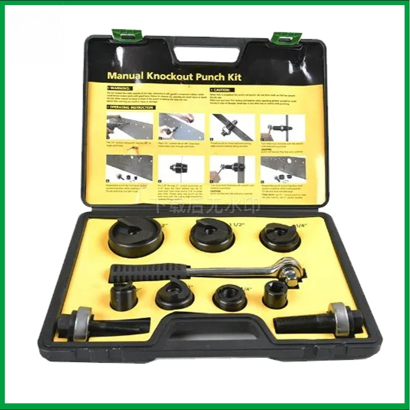 Manual Knockout Punch Driver Kit Hole Tool Knockout Punch Kit Model CC ...