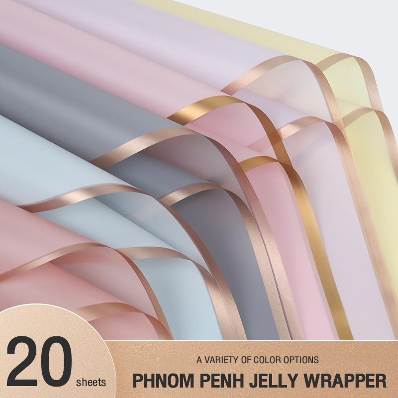 Phnom Penh Matte Korean Translucent Wrapping Paper Bouquet Flower ...