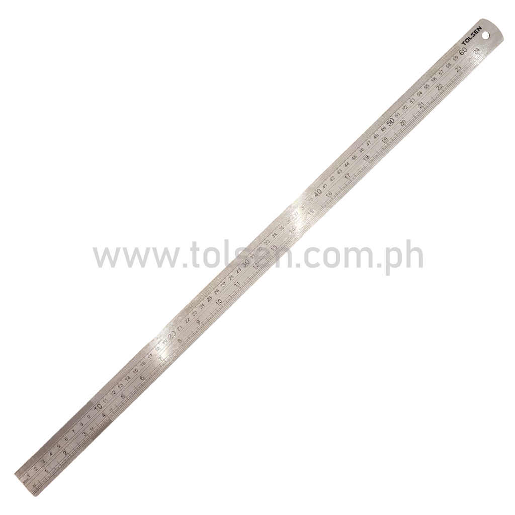 Tolsen Stainless Steel Ruler w/ Conversion Chart (24" - 40") | Shopee ...